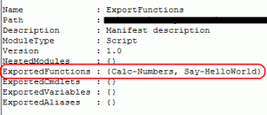 PowerShell Export-ModuleMember vs Export keys in manifest – IT-Idea