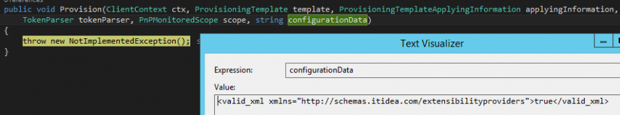 Extensibility handler for OfficeDev PnP provisioning framework – IT-Idea